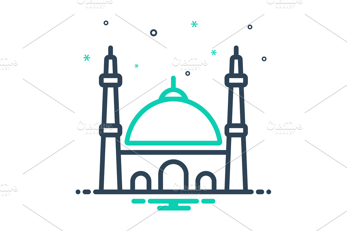 Mosque istanbul icon, an Icon by Creative priyanka | Creative Market