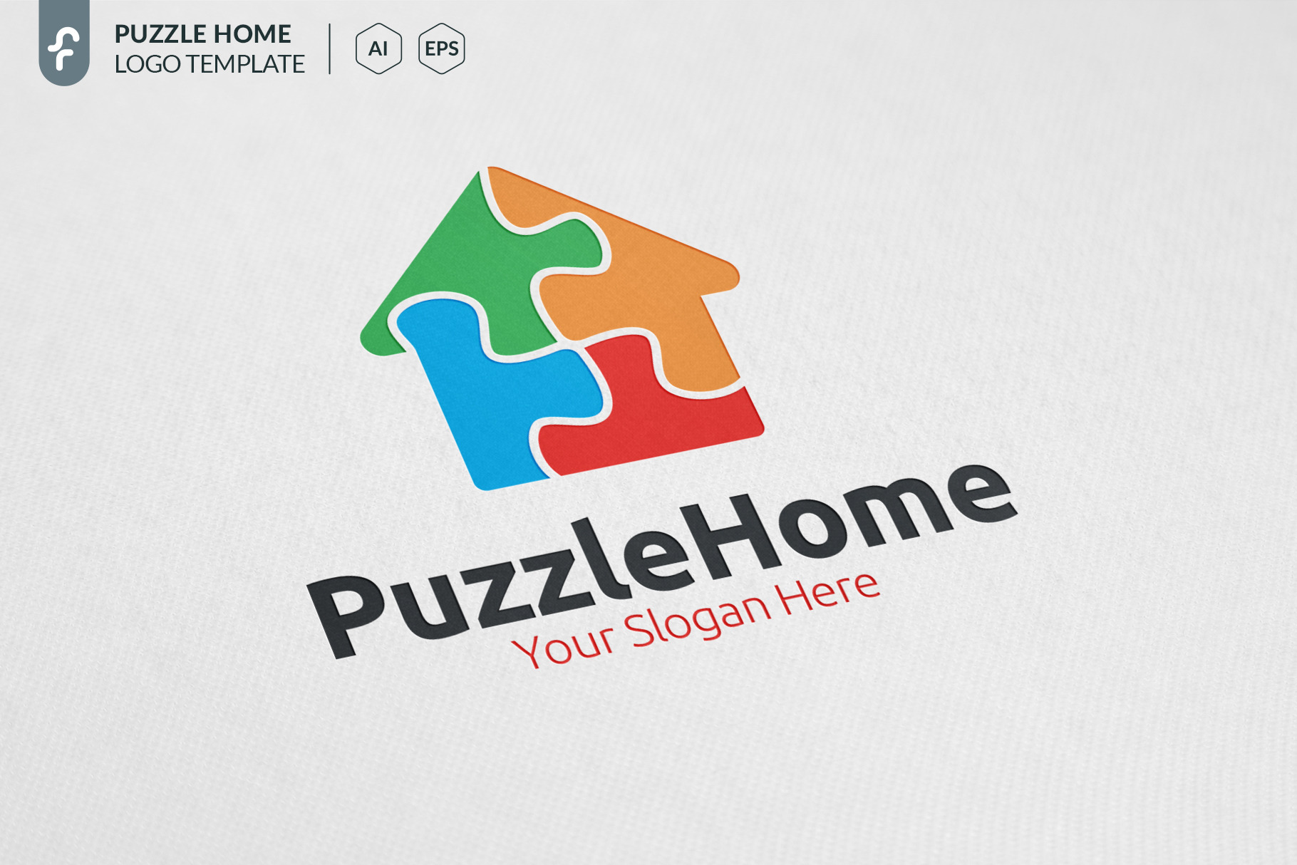 Puzzle Pen Logo, a Branding & Logo Template by ft.studio