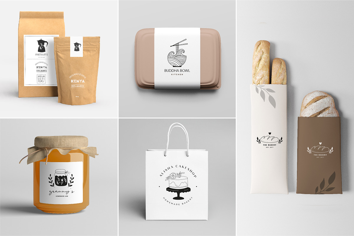 Cook & Bake logos collection, a Branding & Logo Template by Marish
