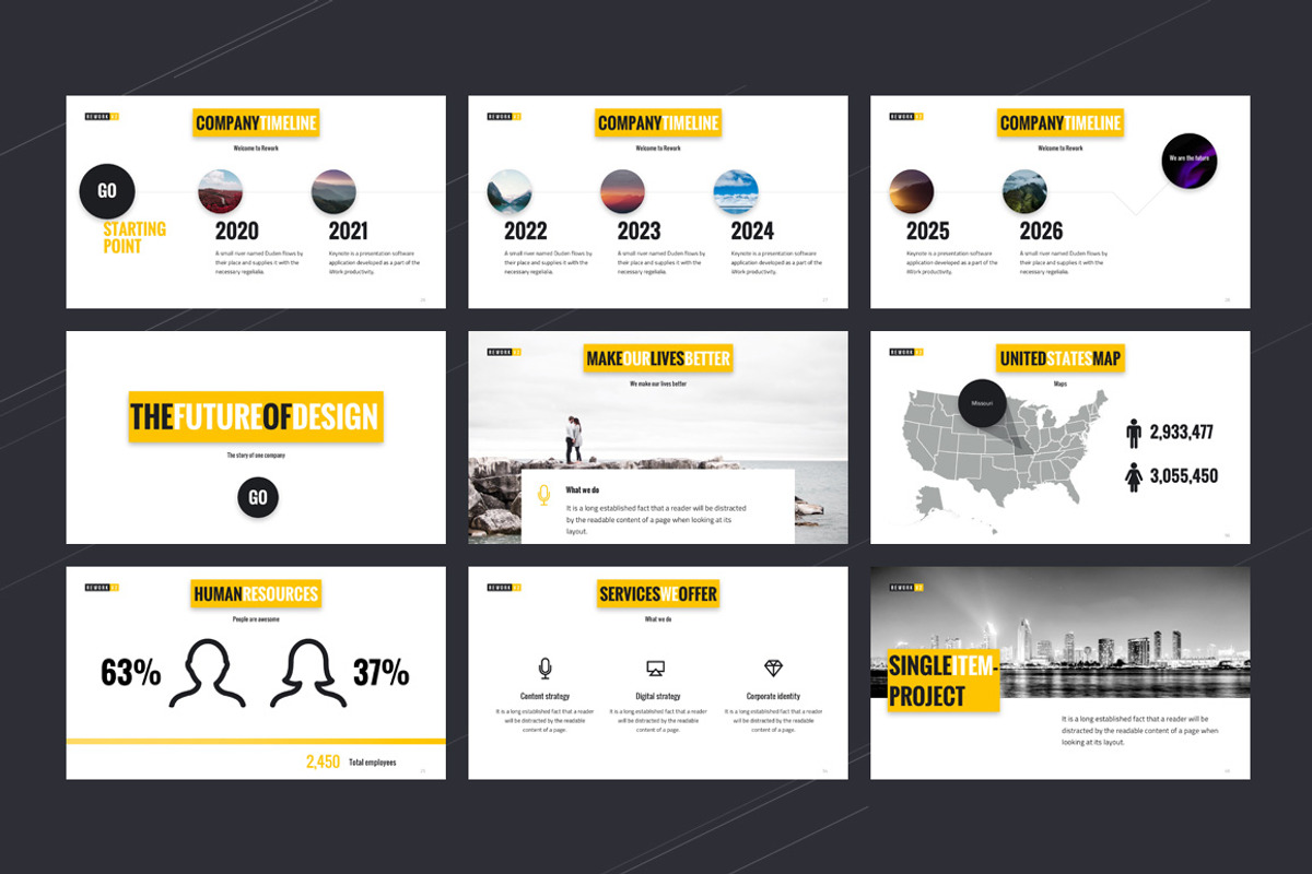 Rework Google Presentation, a Presentation Template by Rework ...
