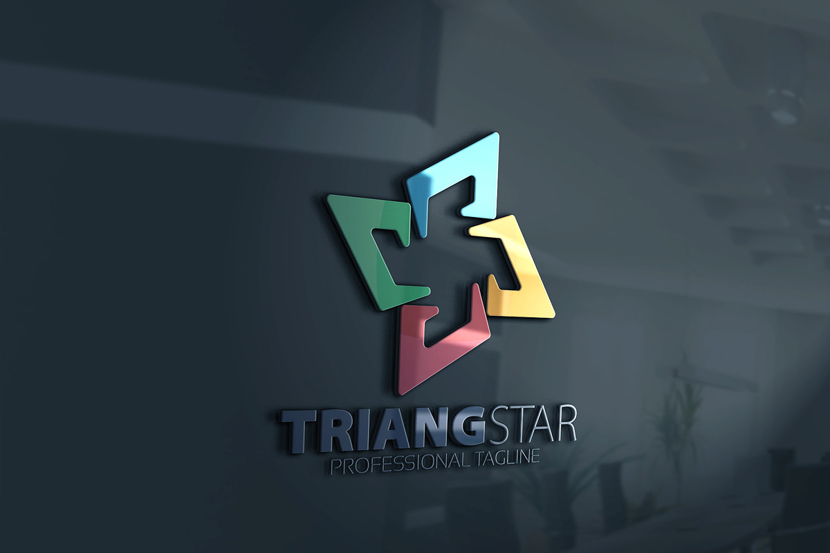 Triangle Star Logo, a Branding & Logo Template by essegraphic ...