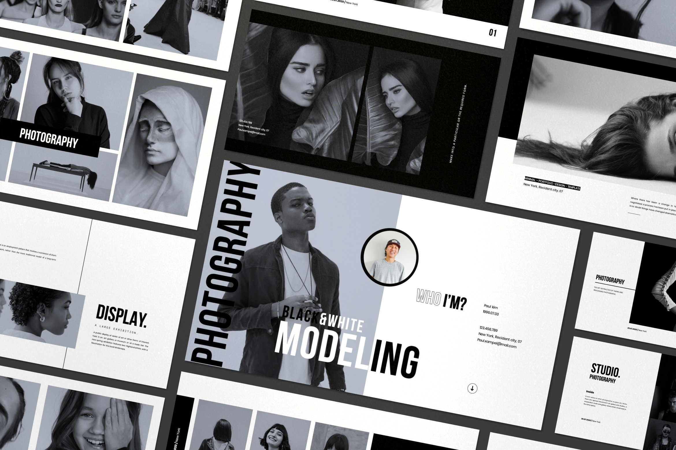 Photography Portfolio Keynote, a Presentation Template by Dirtytemp Studio
