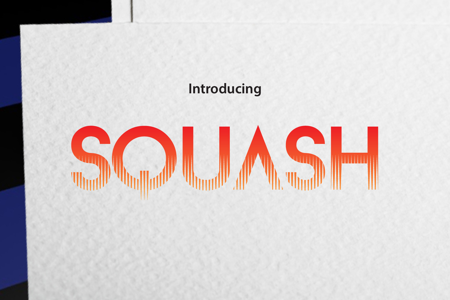 SQUASH EFFECT, a Sans Serif Font by da_only_aan