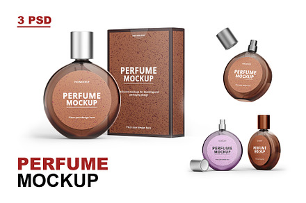 Perfume Mockup v2, a Product Mockup by HexenDesigns