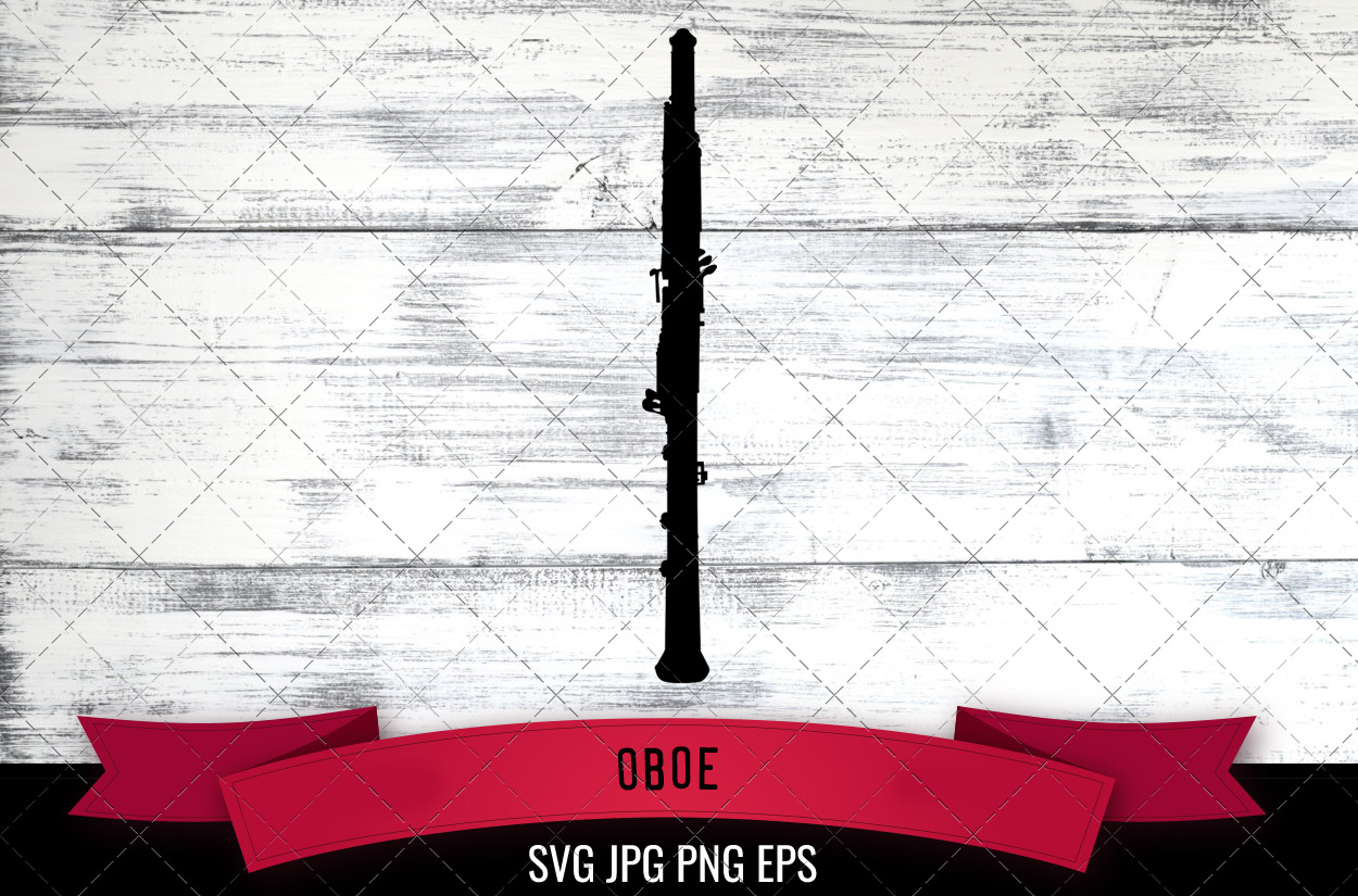 Oboe SVG, Musical Instrument SVG, an Object Graphic by The Silhouette Queen | Creative Market