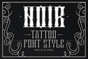 NOIR, a Blackletter Font by the-sastra