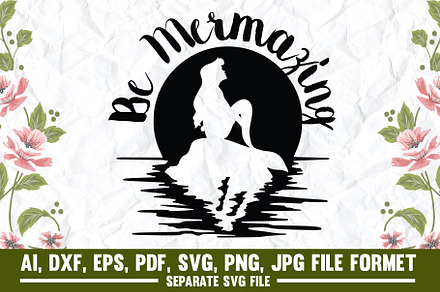 Mermaid svg, an Object Graphic by asmatanha