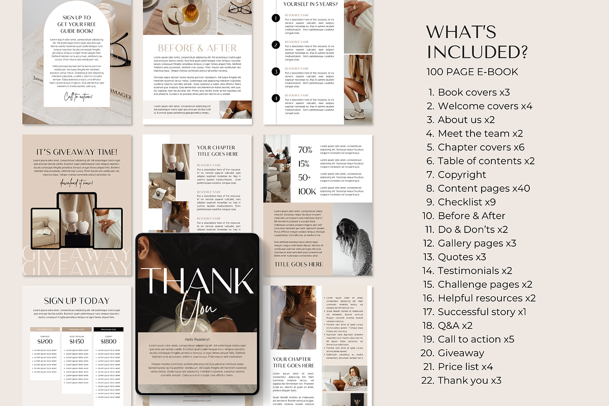 Ebook Workbook Guide Book Template, a Magazine Template by ShopRShop