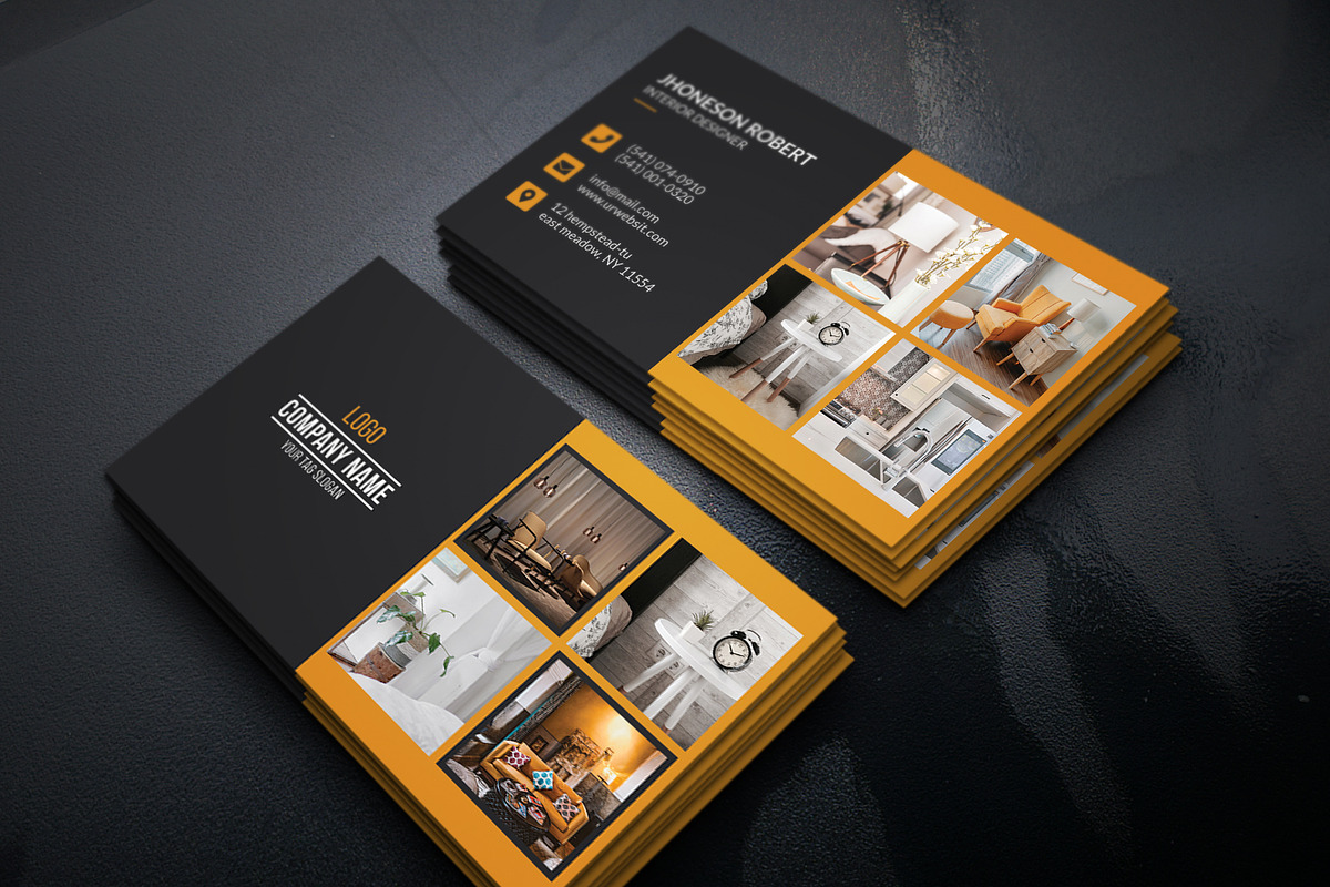 Interior Design Name Card