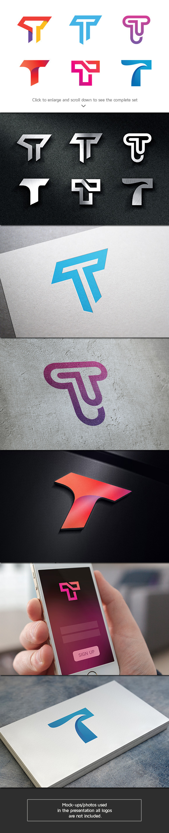 6 Best of Letter T Logos, a Branding & Logo Template by nospacestore