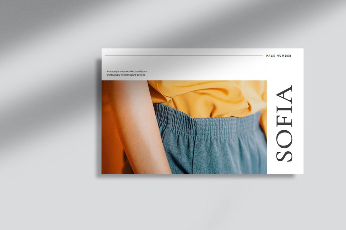 SOFIA - Powerpoint Template, a Presentation Template by TypeMakers