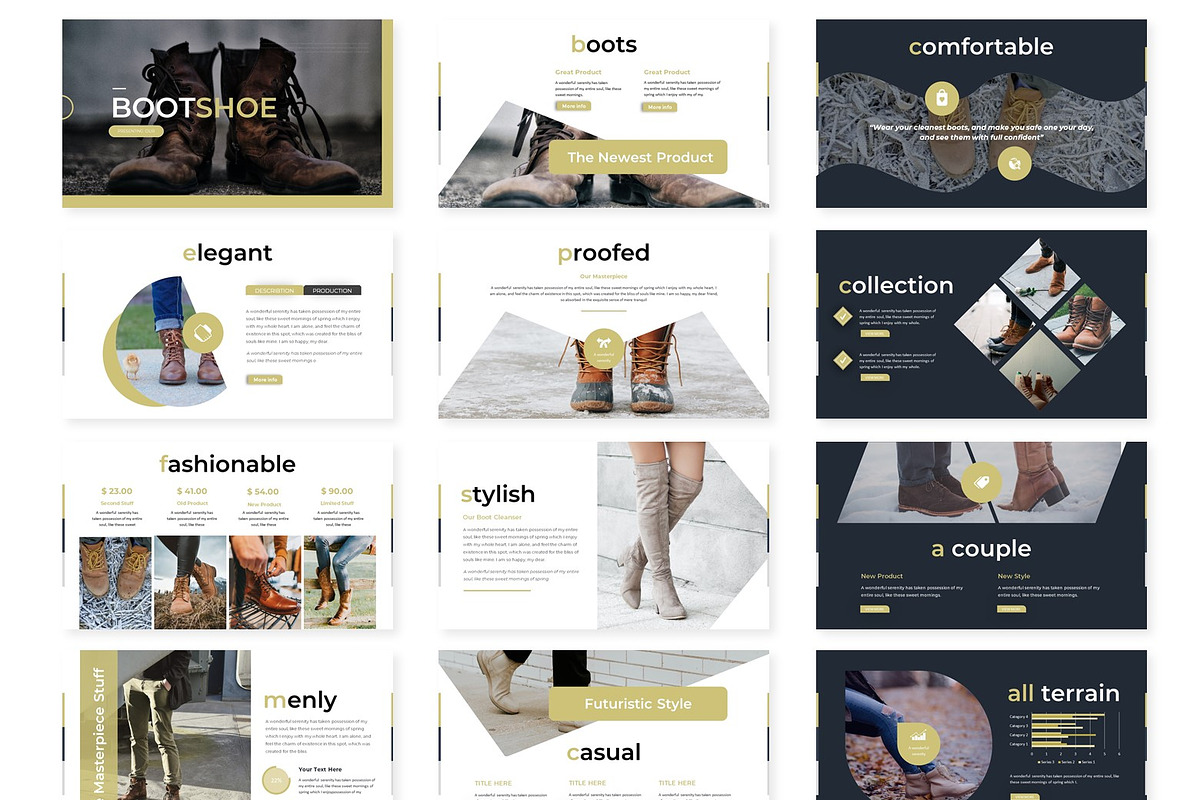 Bootshoe - Google Slides Template, a Presentation Template by AQR Studio
