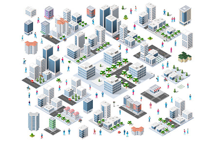 Linear urban landscape, an Illustration by AlexZeL