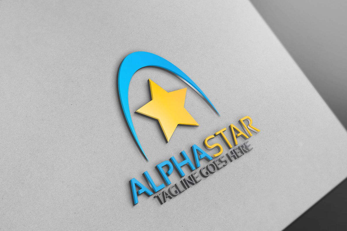 Alpha Star A Letter Logo, a Branding & Logo Template by Josuf Media