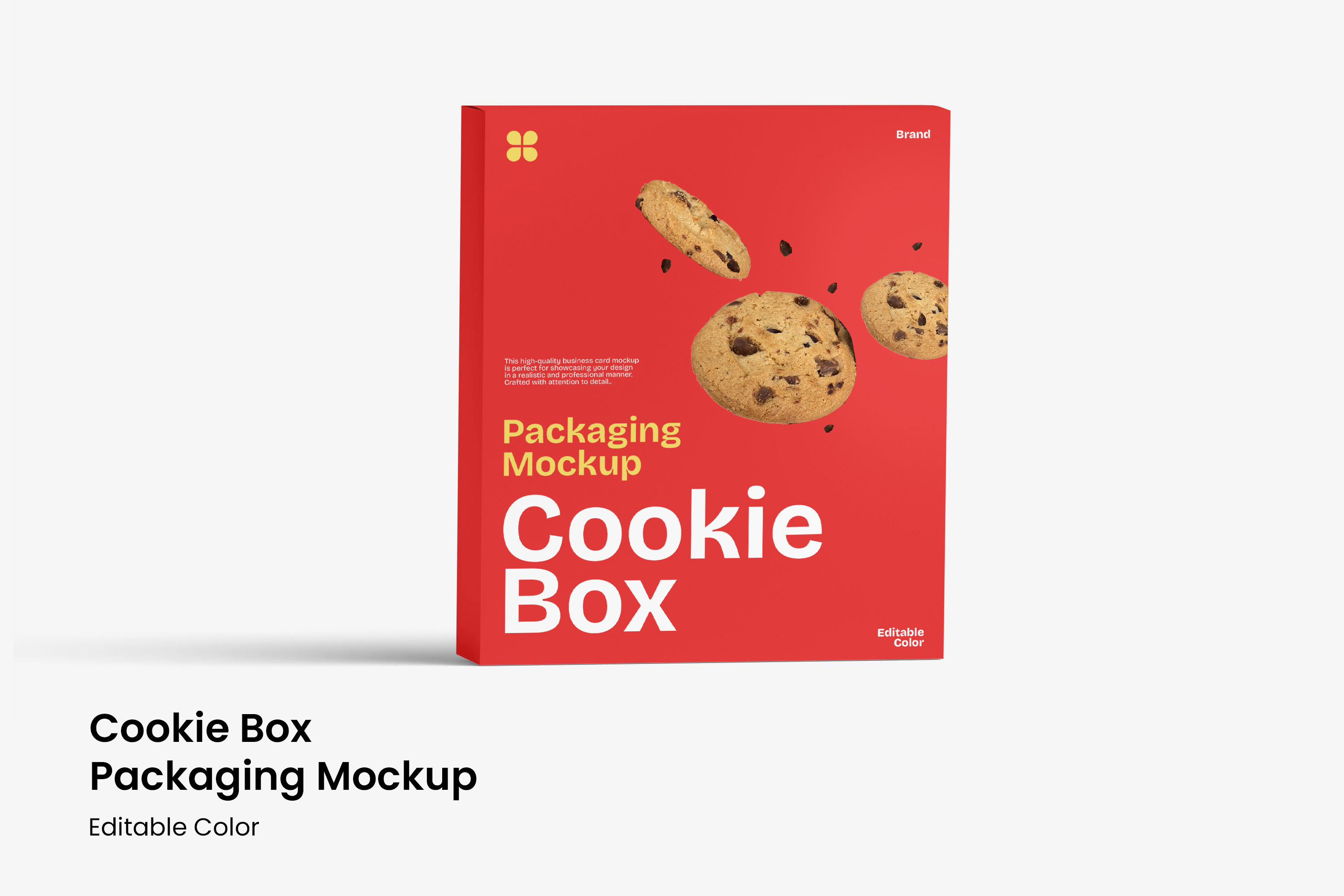 Cookie Box Packaging Mockup, a Packaging Mockup by Unerispace