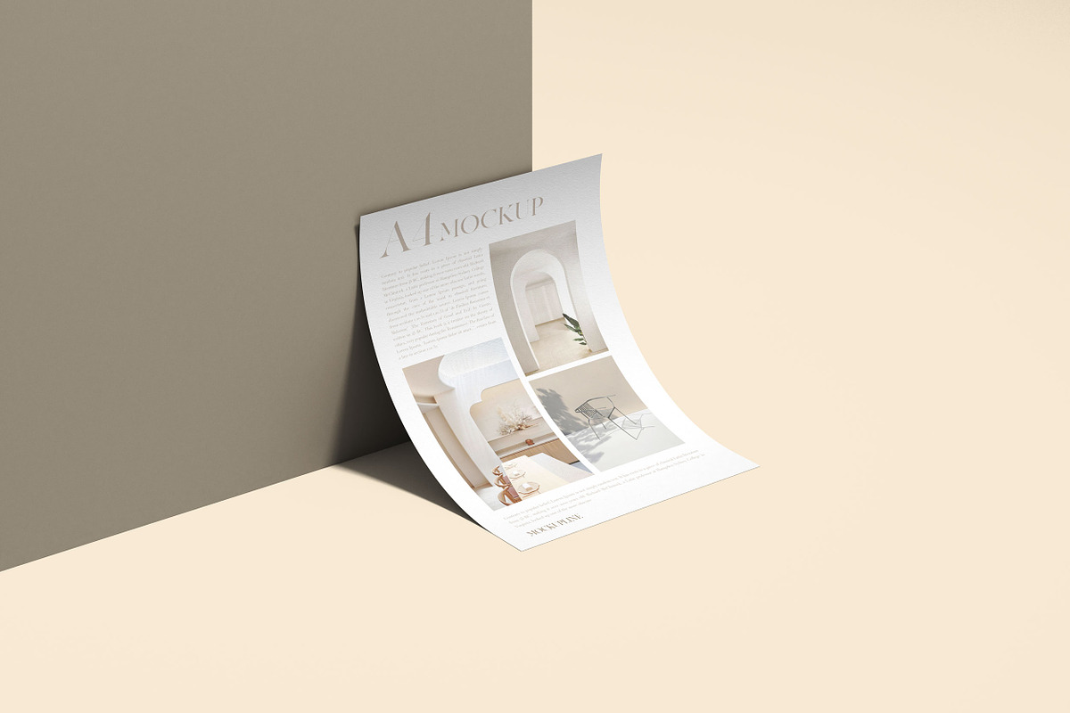 iPad & A4 Mockup Bundle Set