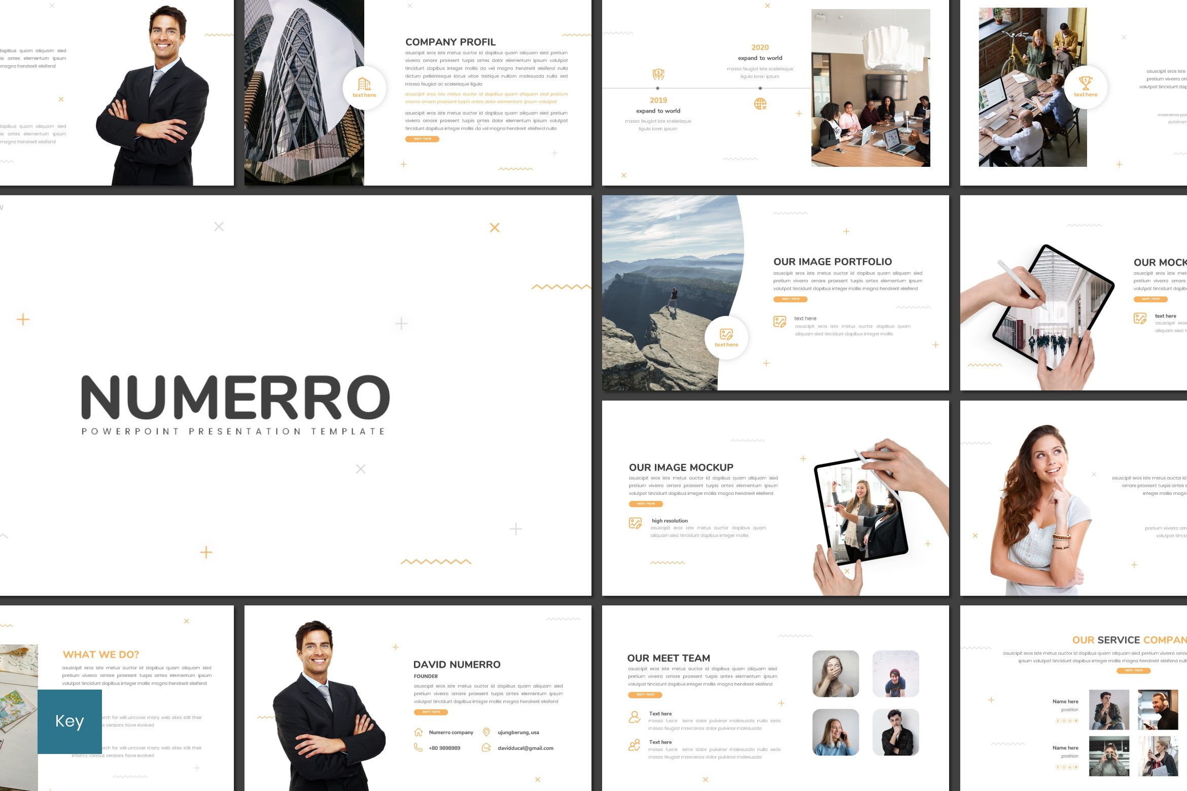 Numerro - Keynote Template, a Presentation Template by inspirasign ...