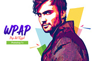 WPAP Pop Art Style Photoshop Effect | wpap art filter, wpap filter ...