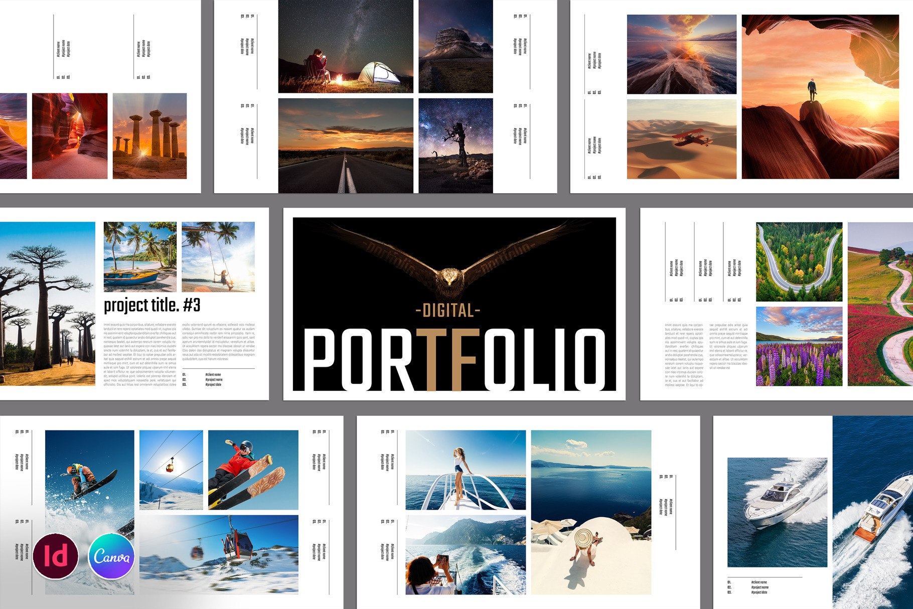 Digital Portfolio Presentation Canva, a Presentation Template by ...