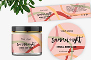Body scrub product label template, a Stationery Template by AIW SOLUTIONS