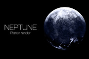 Neptune high resolution 3d images presents planets of the solar system ...