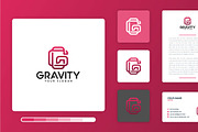 Gravity Logo Design Template, a Branding & Logo Template by Nisha Droch