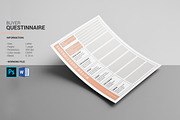 Buyer Questionnaire, a Flyer Template by crazyOWL