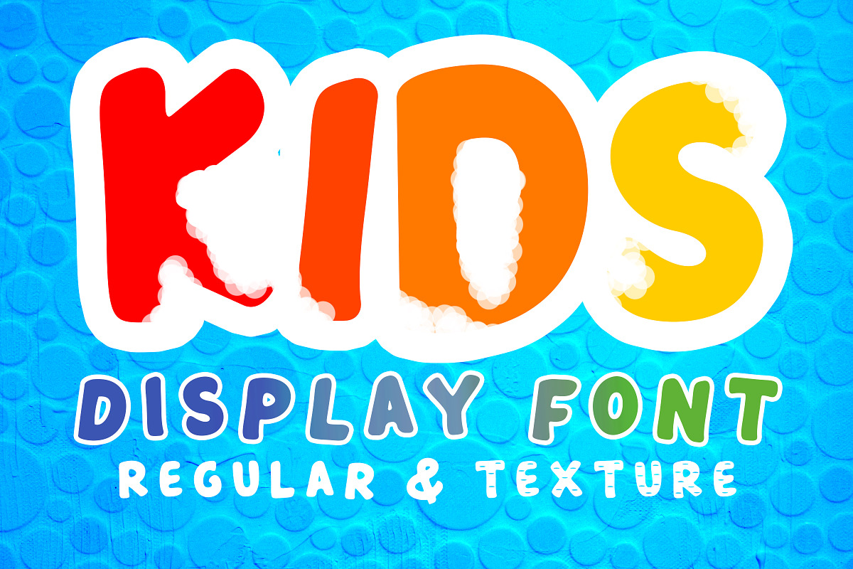 Kids - friendly display font