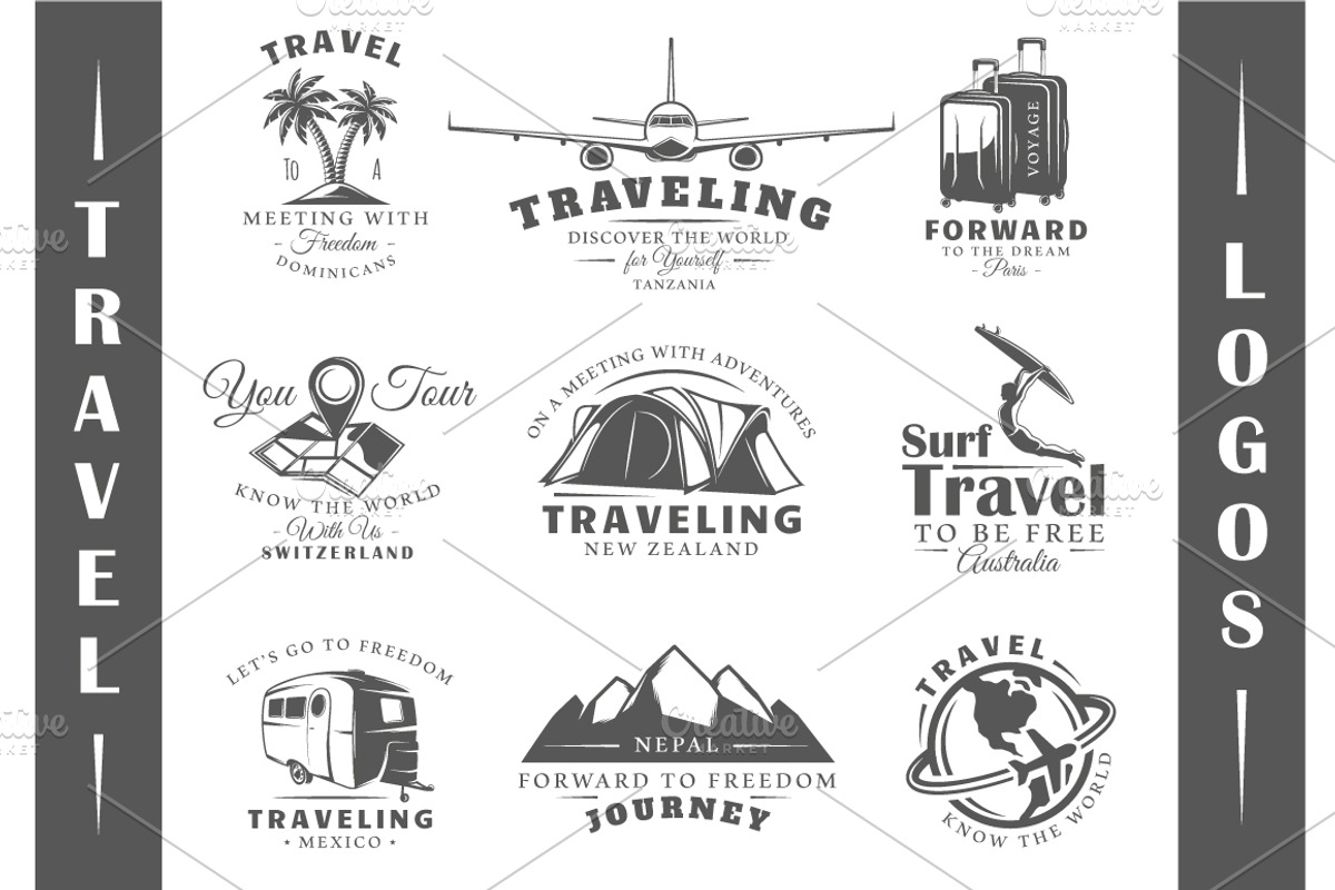 18 Travel Logos Templates, a Branding & Logo Template by Art Design