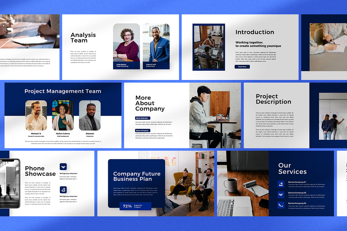 Advance Powerpoint Presentation, a Presentation Template by slidenotion