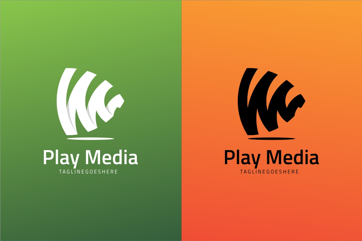 Video Play Media Logo Template, a Branding & Logo Template by ...