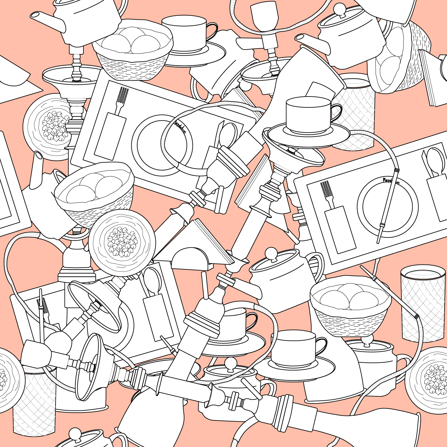 Mundane Objects, an Object Illustration by Ilma Wasty Designs