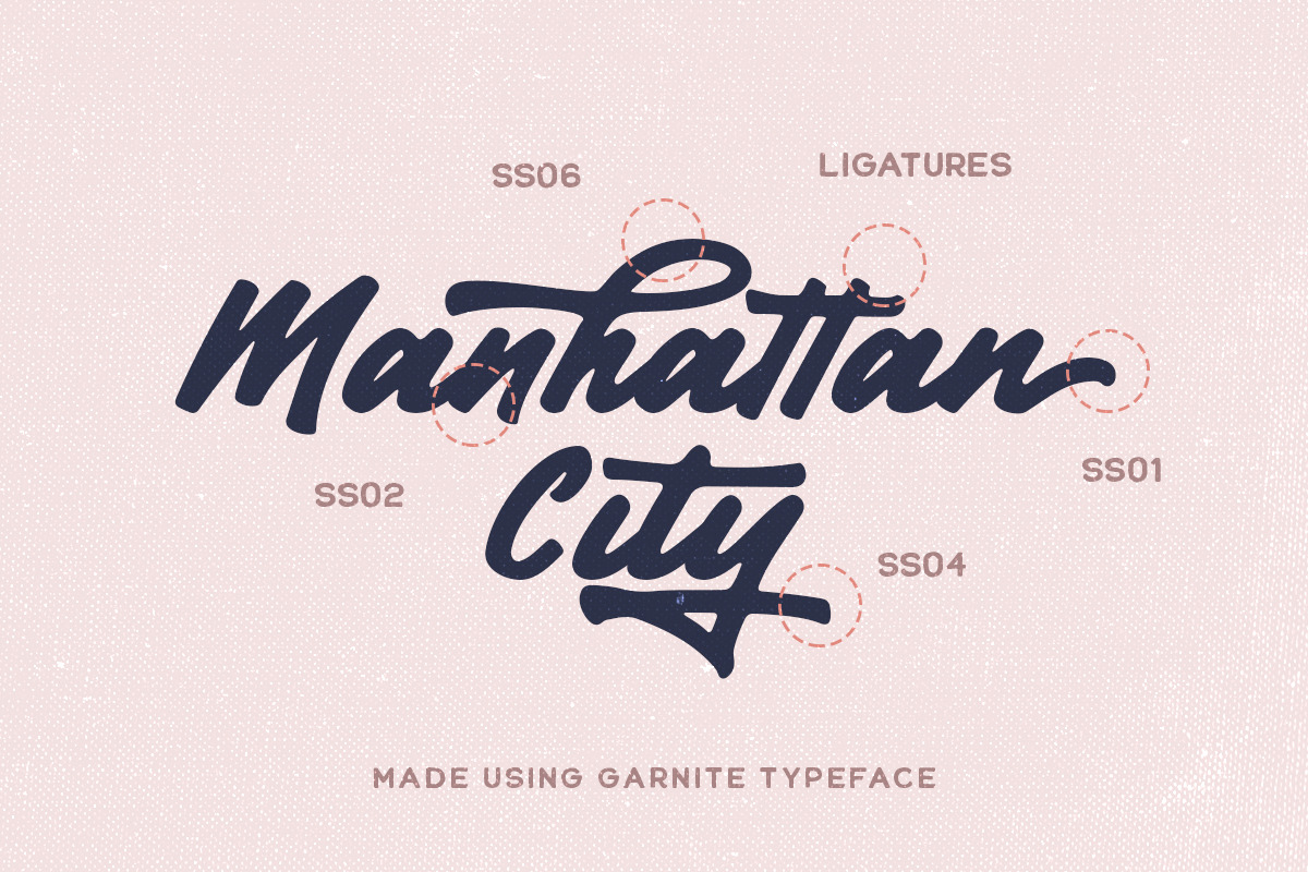 Garnite - Handwritten Script, a Script Font by Letterhend Studio