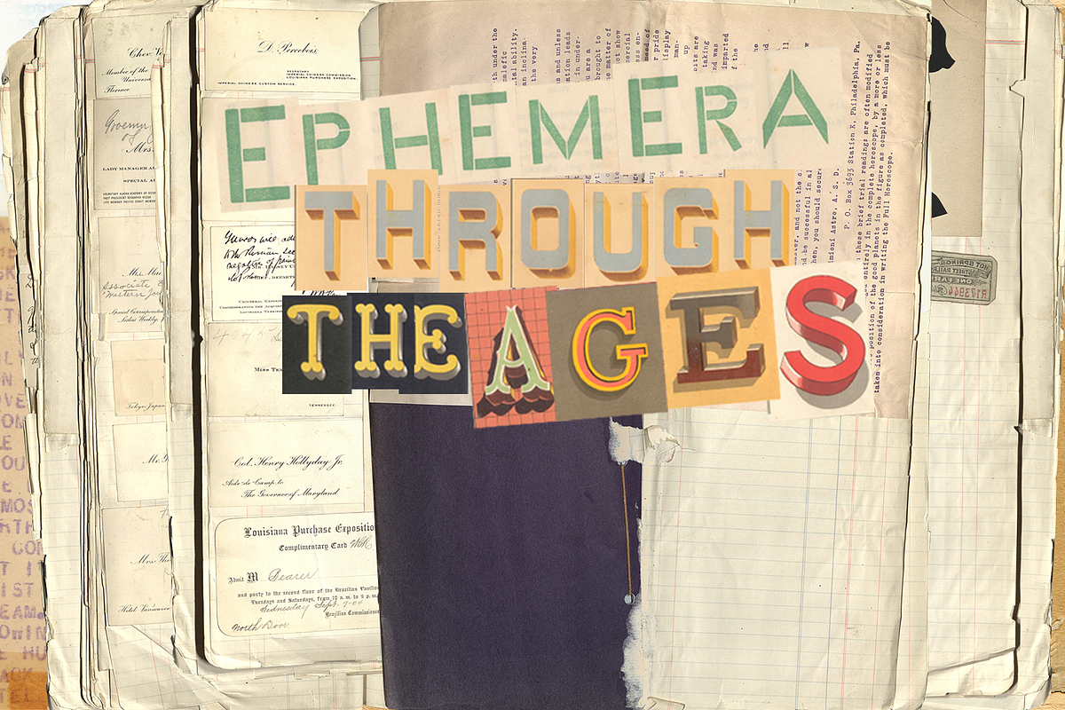 800+ Ephemera Through the Ages, an Object Graphic by Lilithcollageart