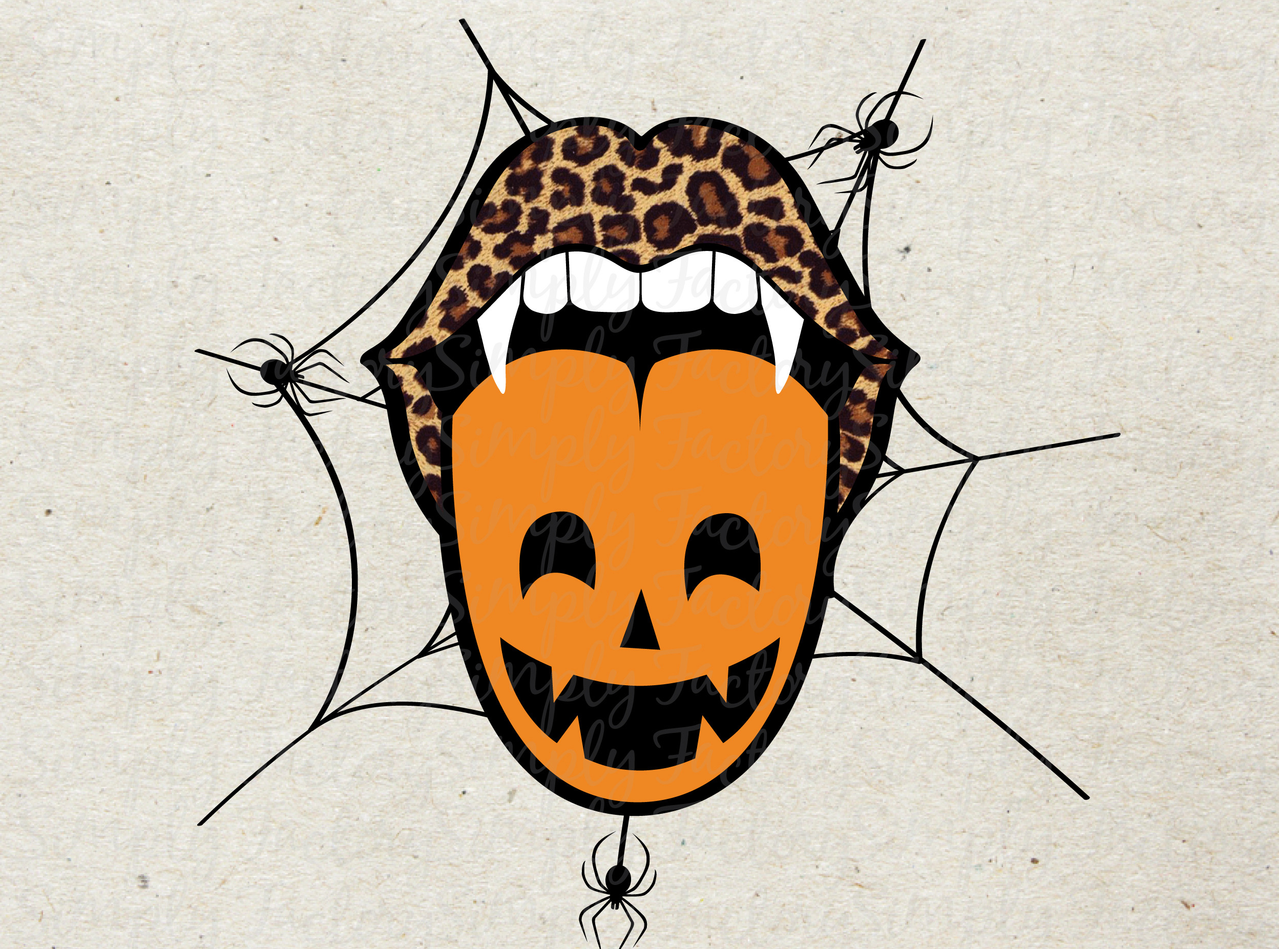 Vampire Lips Pumpkin Tongue, an Illustration by Simply Factory ...