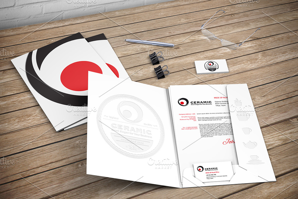 Ceramic Logo Template, a Branding & Logo Template by Designoo