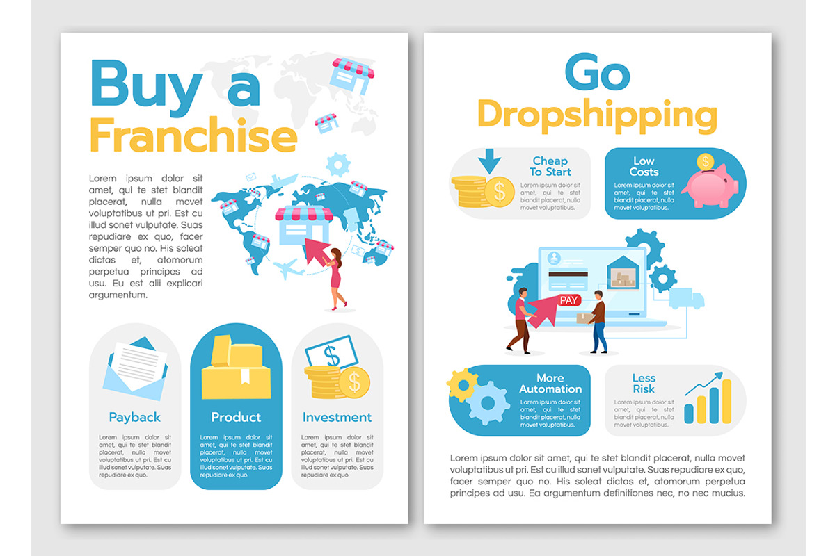 Business models brochure template, a Brochure Template by IMG visuals ...