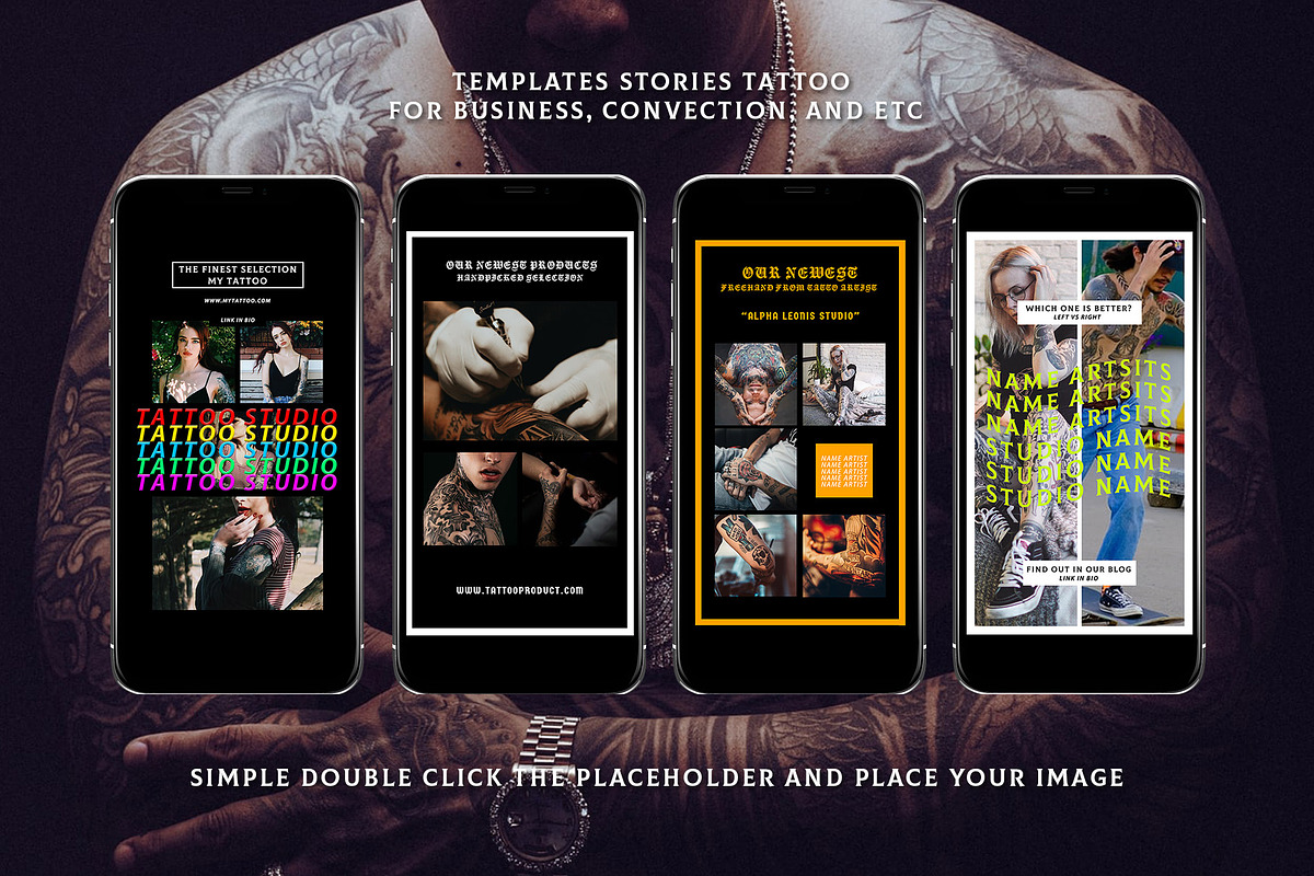 Tattoo Animated Stories, a Social Media Template by Alphaleonis_std
