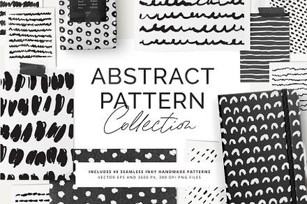 32 Pen Drawing Seamless Patterns | Graphic Patterns ~ Creative Market