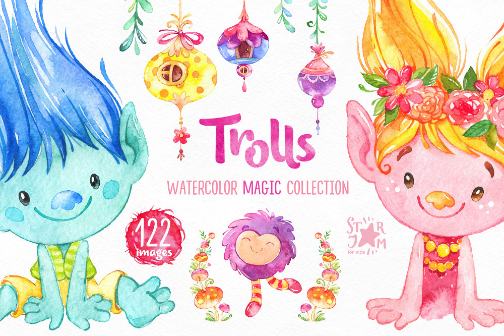 Trolls. Magic Collection, an Illustration by StarJam