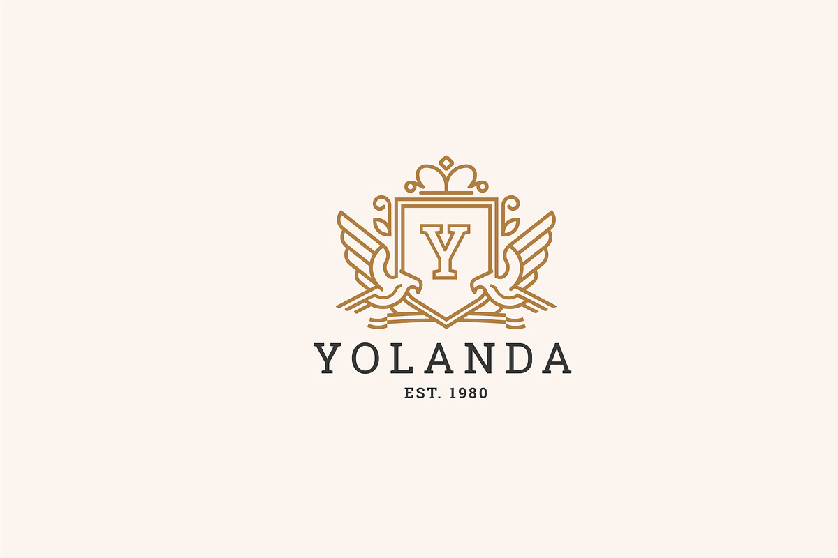 Letter Y Logo - Heraldic,Crest Logo, a Branding & Logo Template by ...