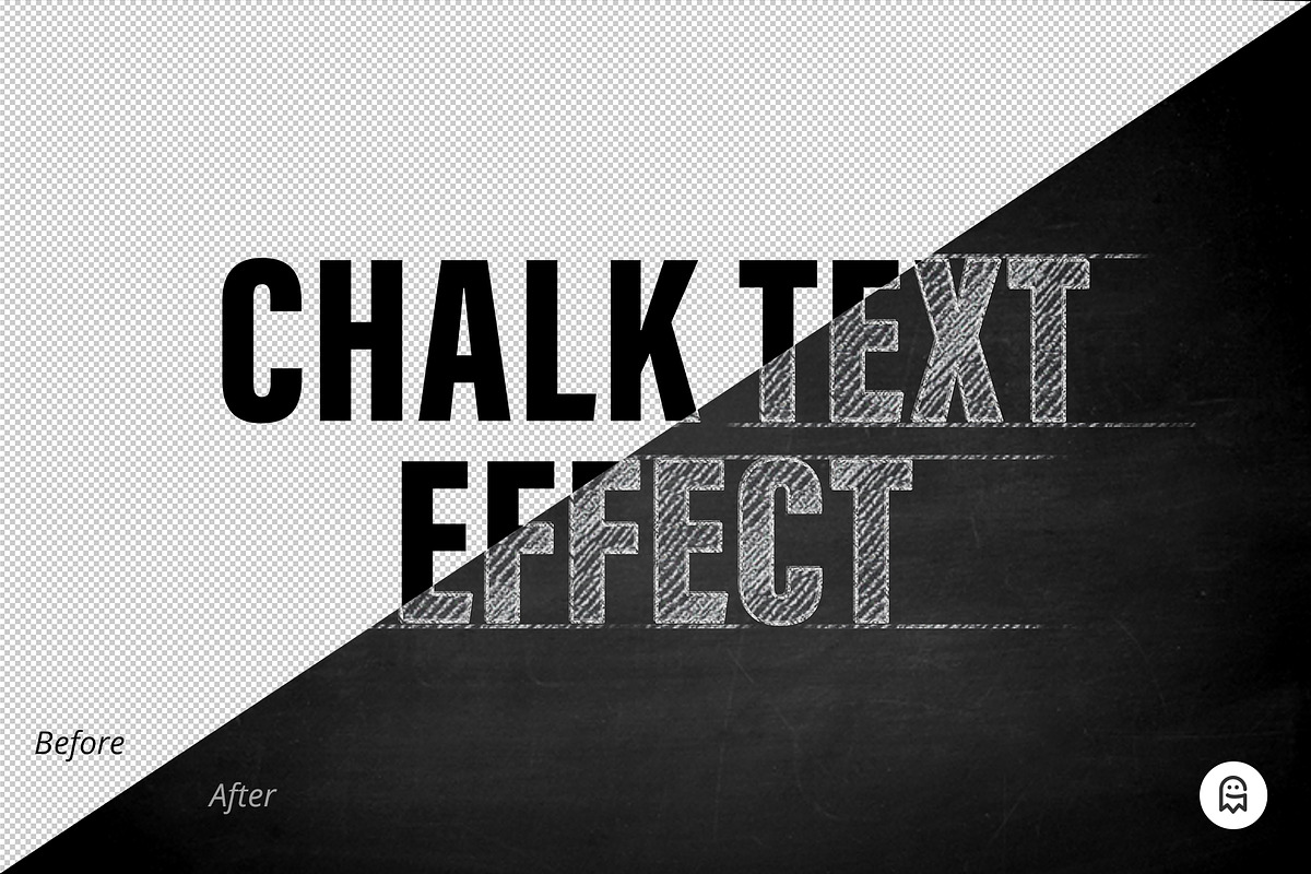 Chalk Text Effect, a Layer Style Add-On by Graphic Ghost
