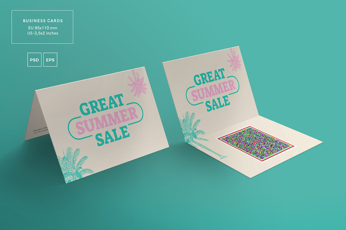 Promo Bundle | Great Summer Sale, a Poster Template by Amber Graphics