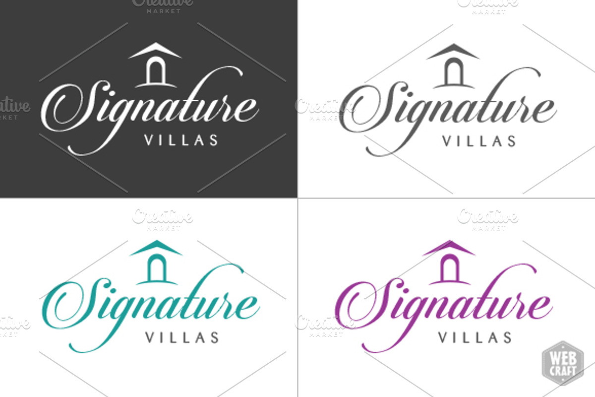 Signature Villa Logo Template, a Branding & Logo Template by WebCraft