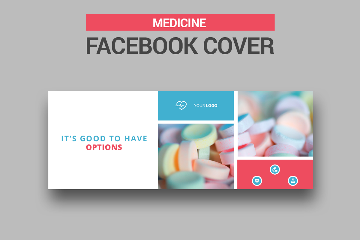 Medicine Facebook Cover, a Social Media Template by Creatricks