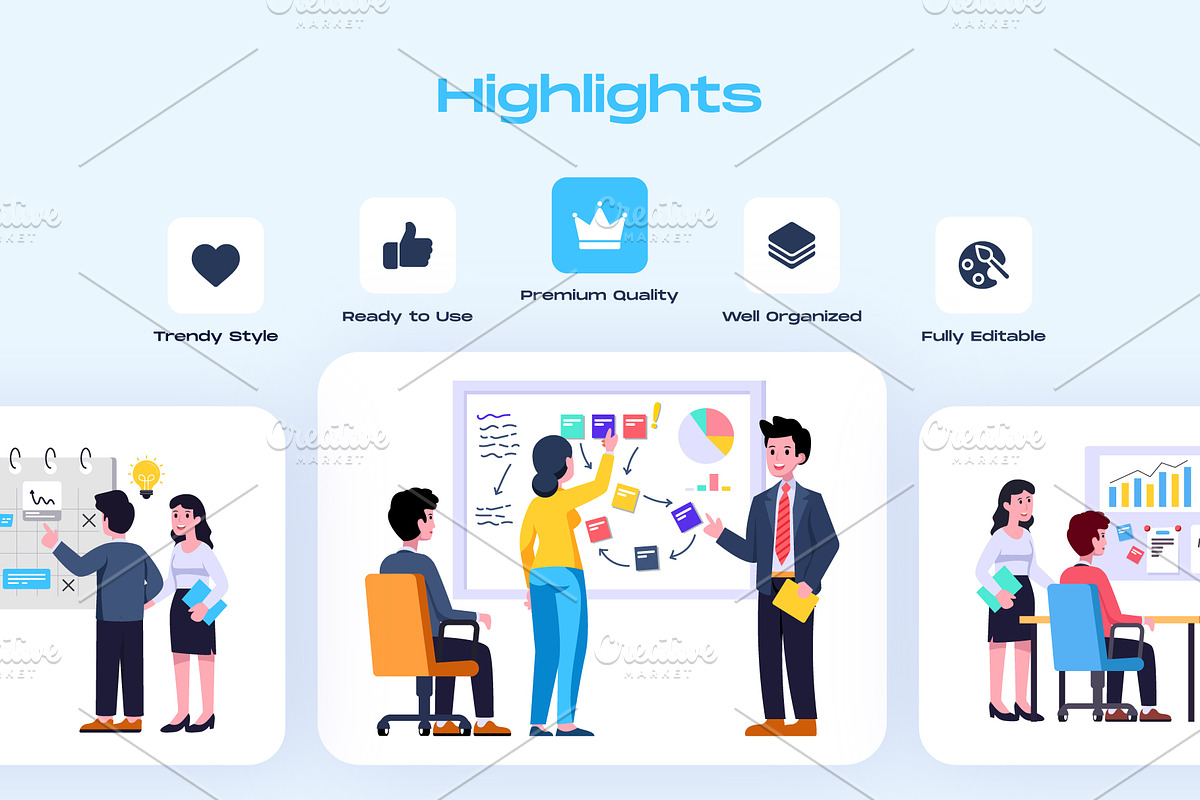 200+ Business Illustrations