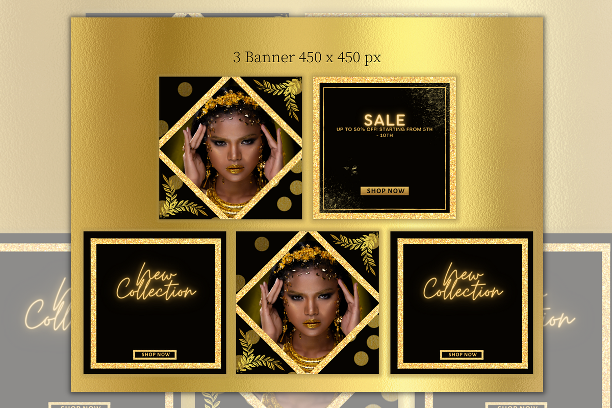 DIY Website Banners Templates, a Landing Page Template by Meoww_Design ...