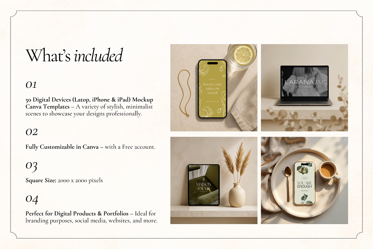 Digital Device Mockups Canva