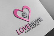 Love Movie Logo, a Branding & Logo Template by Josuf Media