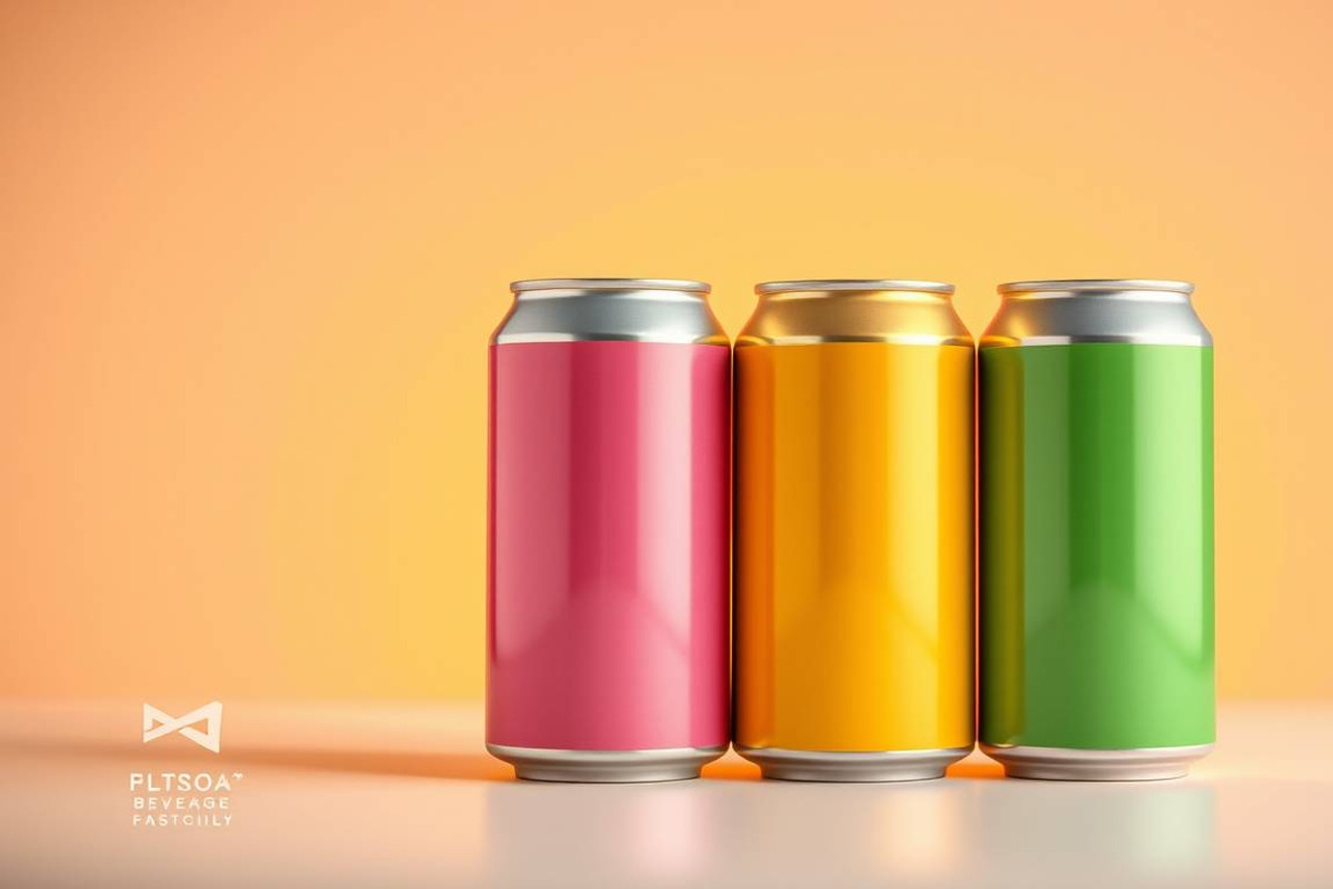 51 Beverage Can Bundle Mockup